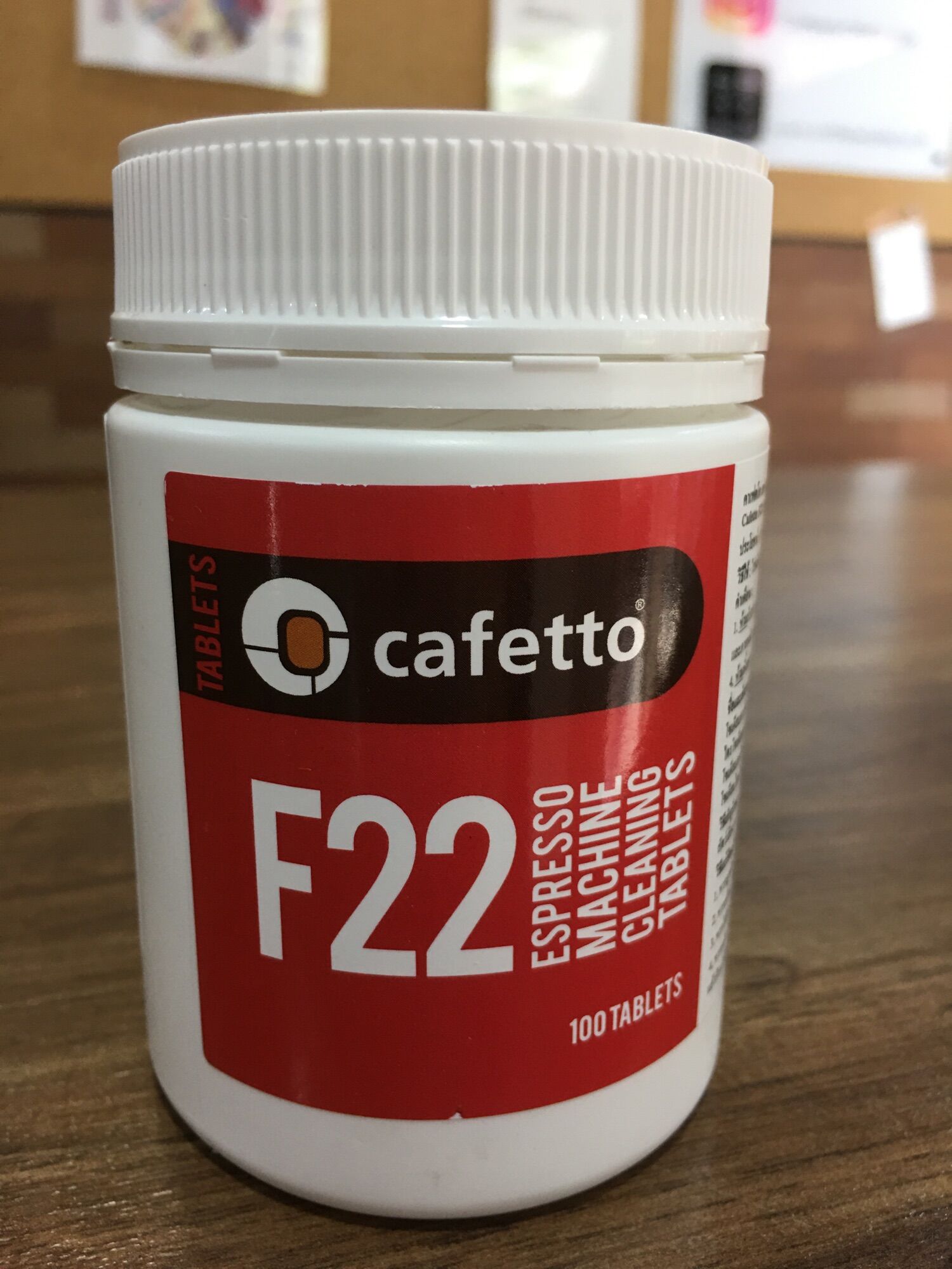 Cafetto F22 Cleaning Tablets 100 เม็ด ผลิตภัณฑ์ทำความสะอาดเครื่องชงกาแฟ ...