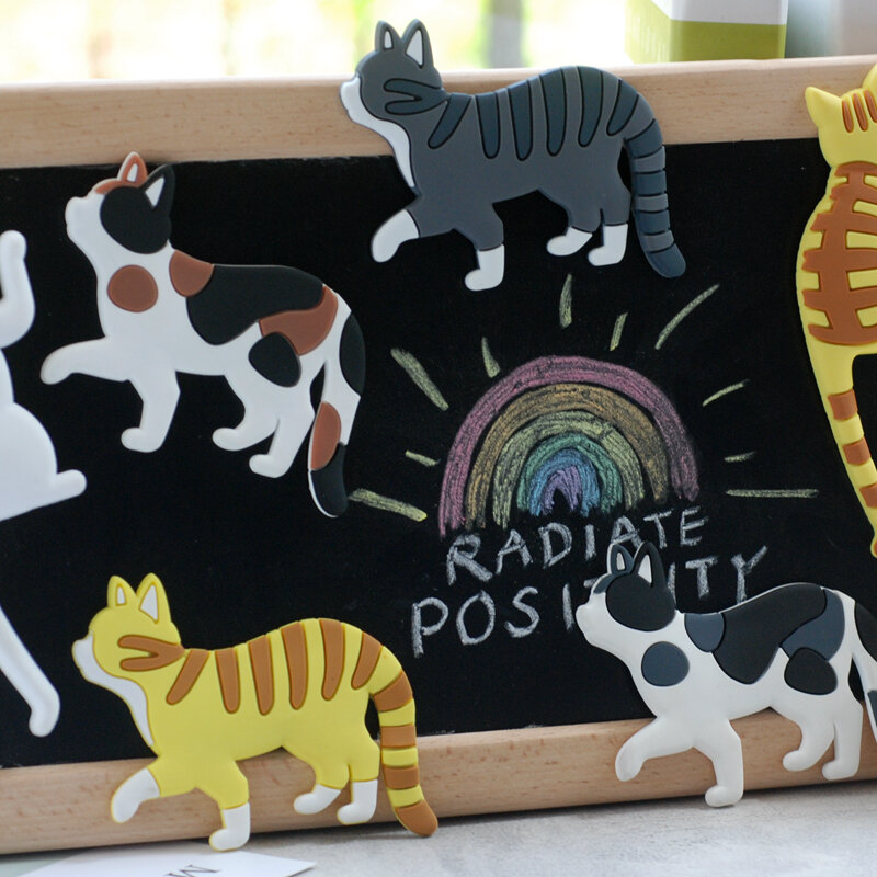 การ์ตูน Catmi ตู้เย็นสติกเกอร์แม่เหล็กตู้เย็นที่เกี่ยว ins น่ารัก ...