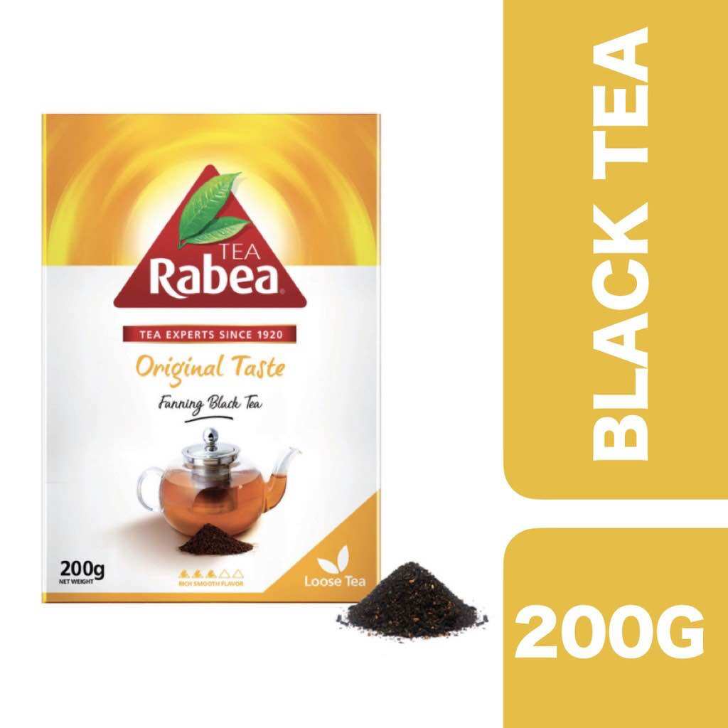 Rabea Tea Original Taste Loose Black Tea 200g ++ ชาราบีอะย์ ออริจินัลเท ...