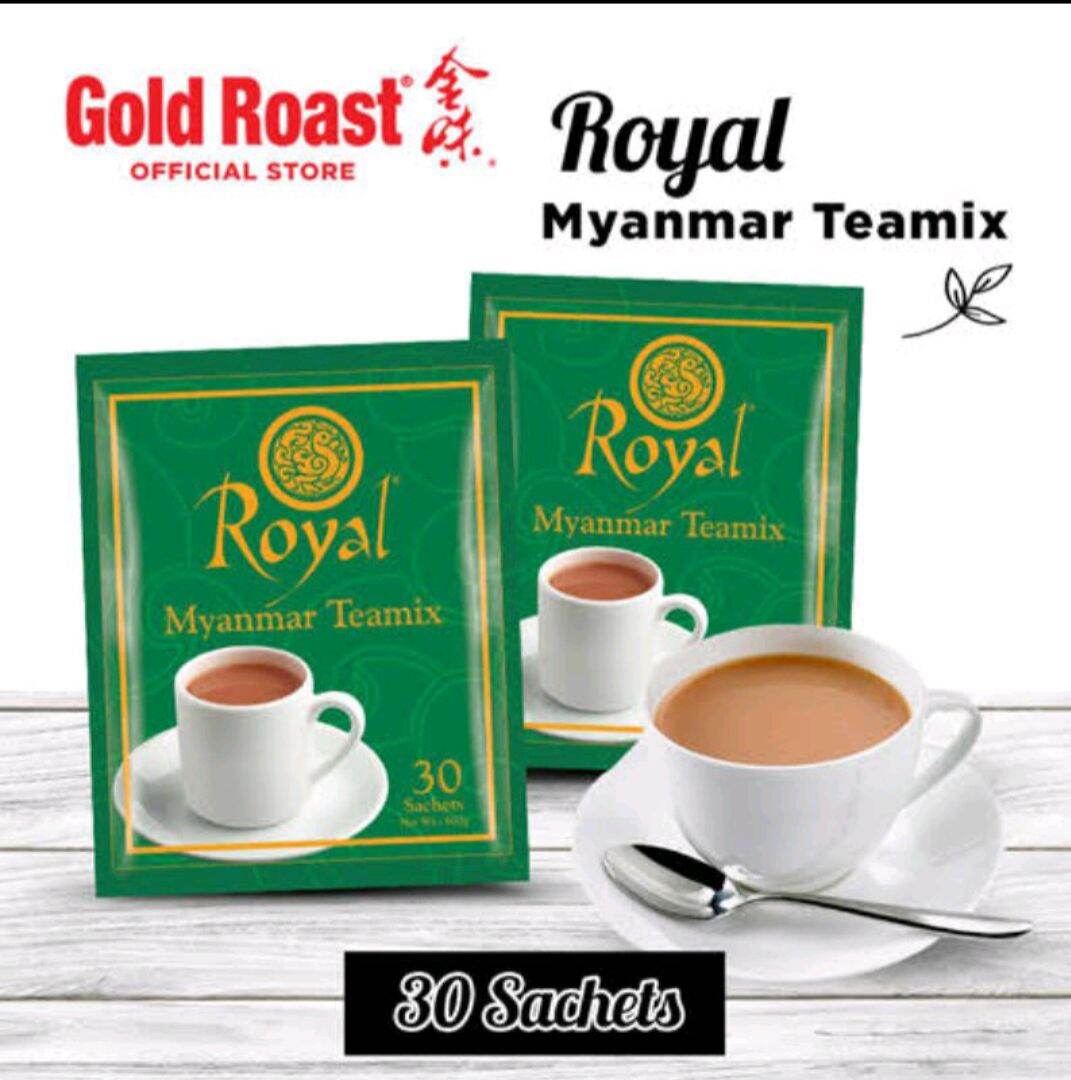 Royal tea mix ชานม 3in1 รสชาติเข้มข้น หอมกลิ่นชาแท้ (แพ็ค 30 ซอง) ชา ...