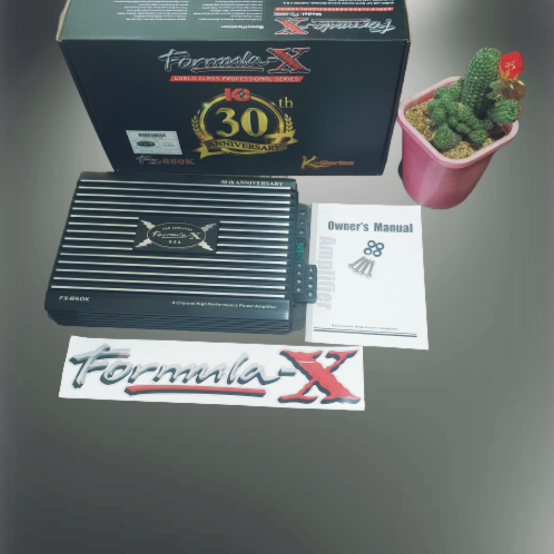 เพาเวอร์แอมป์ FORMULA-X K-Series รุ่นFX-850K 4 channel คลาส AB รุ่น ...