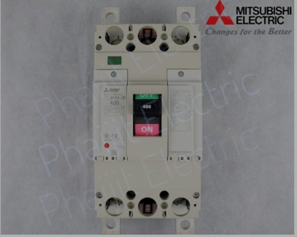 Mitsubishi MCCB เบรกเกอร์ NF400 CW 3P 250A, 300A, 350A, 400A มิตซูบิชิ ...