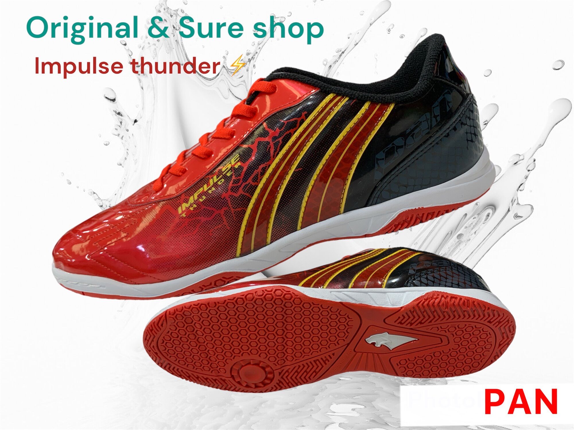 รองเท้าฟุตซอล pan รุ่น impulse thunder | Lazada.co.th
