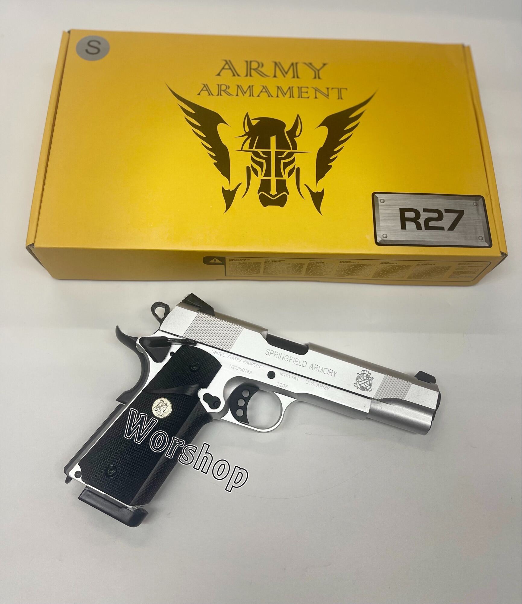 ปืนบีบีกัน รุ่น Army R27 SV แถมฟรี อุปกรณ์พร้อมเล่น มือ1 - WZSHOP2020 ...