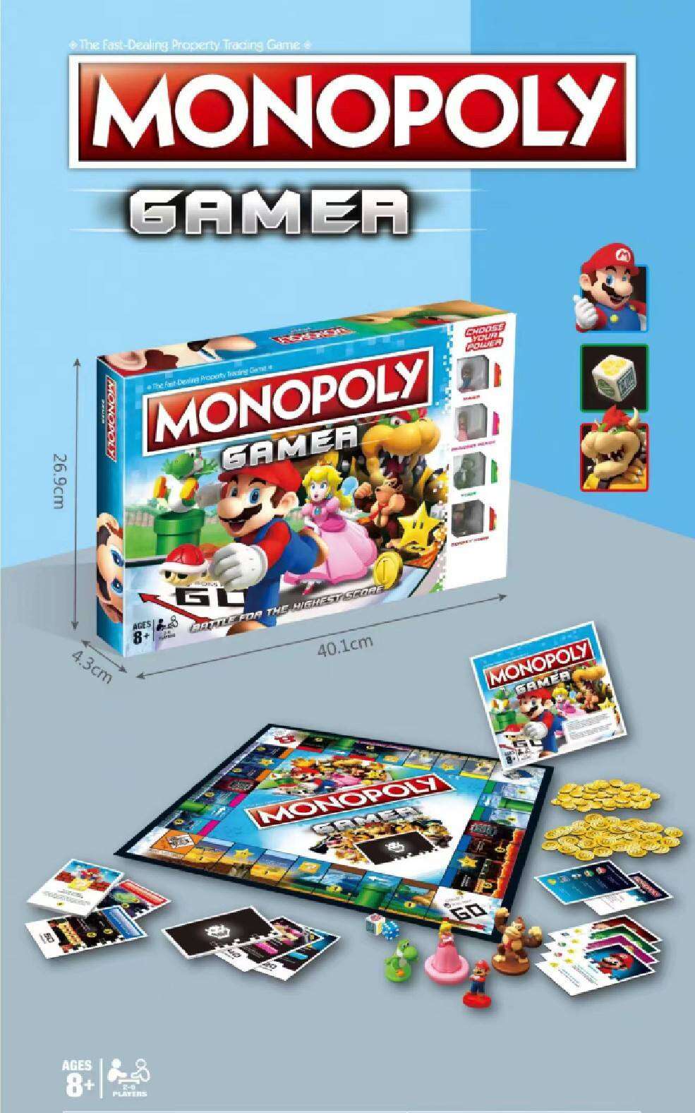 Monopoly mario ของเล่นเสริมพัฒนาการ | Lazada.co.th
