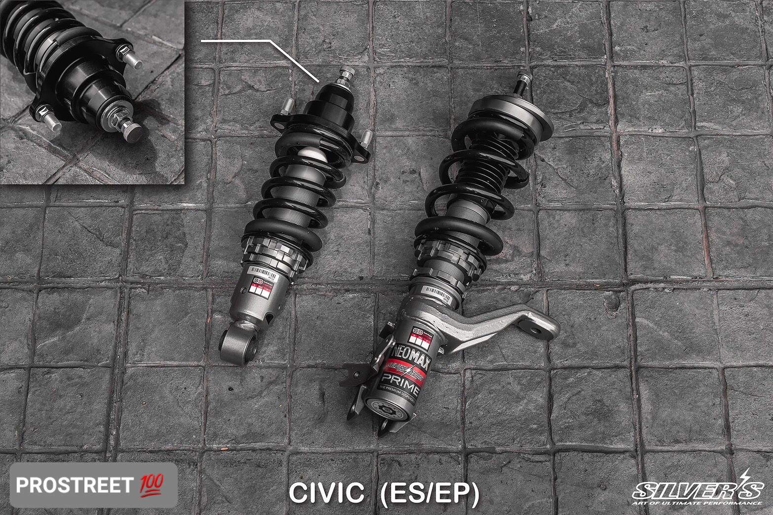 โช๊คสตรัท ปรับเกลียว Silver Neomax PRIME รุ่นใหม่ล่าสุด Silver`s sport ...