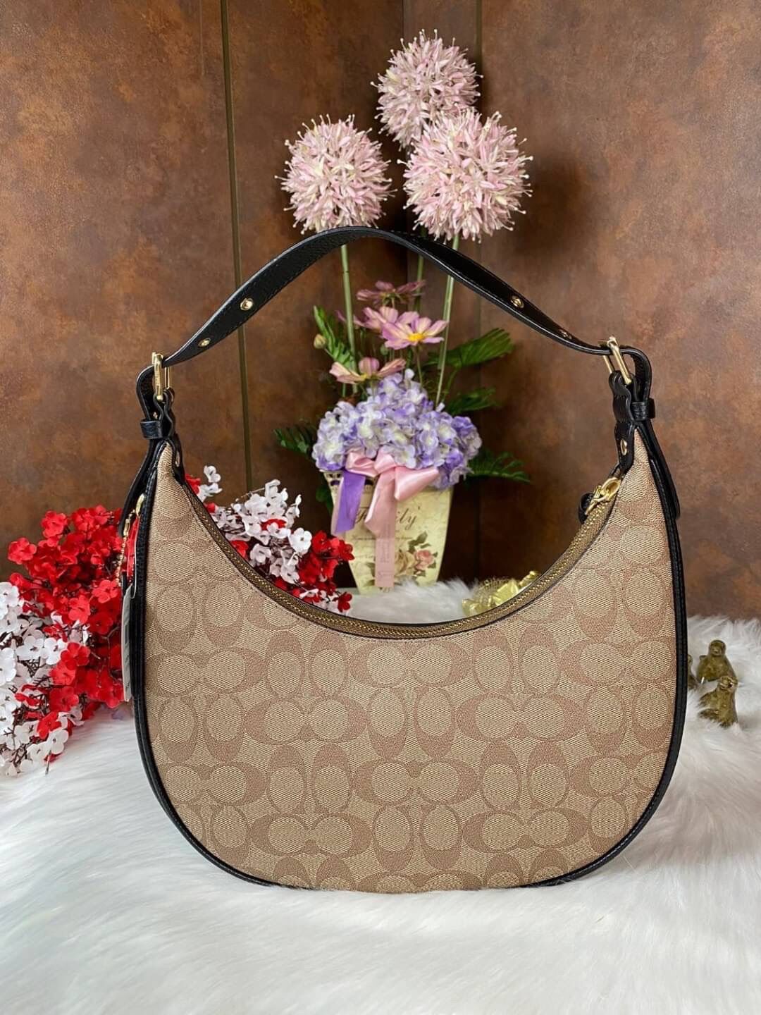 Coach ( C1322 ) Bailey Hobo With Whipstich Shoulder Bag - WOW ...
