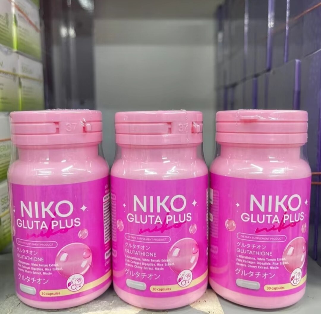 Niko Gluta Plus 1แถม2 สูตรใหม่ เพิ่มสารสกัด13ชนิด ของแท้ พร้อมส่ง - ตูน ...