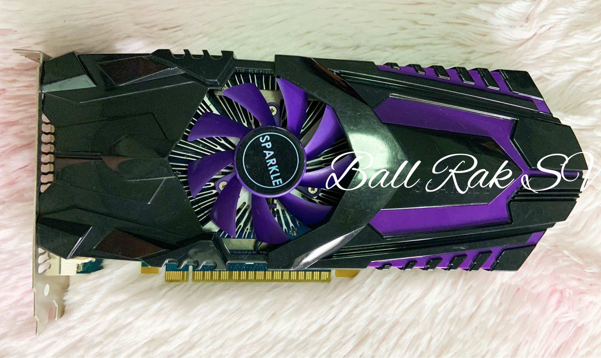 การ์ดจอ SPARKLE GTX 550 Ti 1024 MB DDR5 - Ball Rak SV - ThaiPick