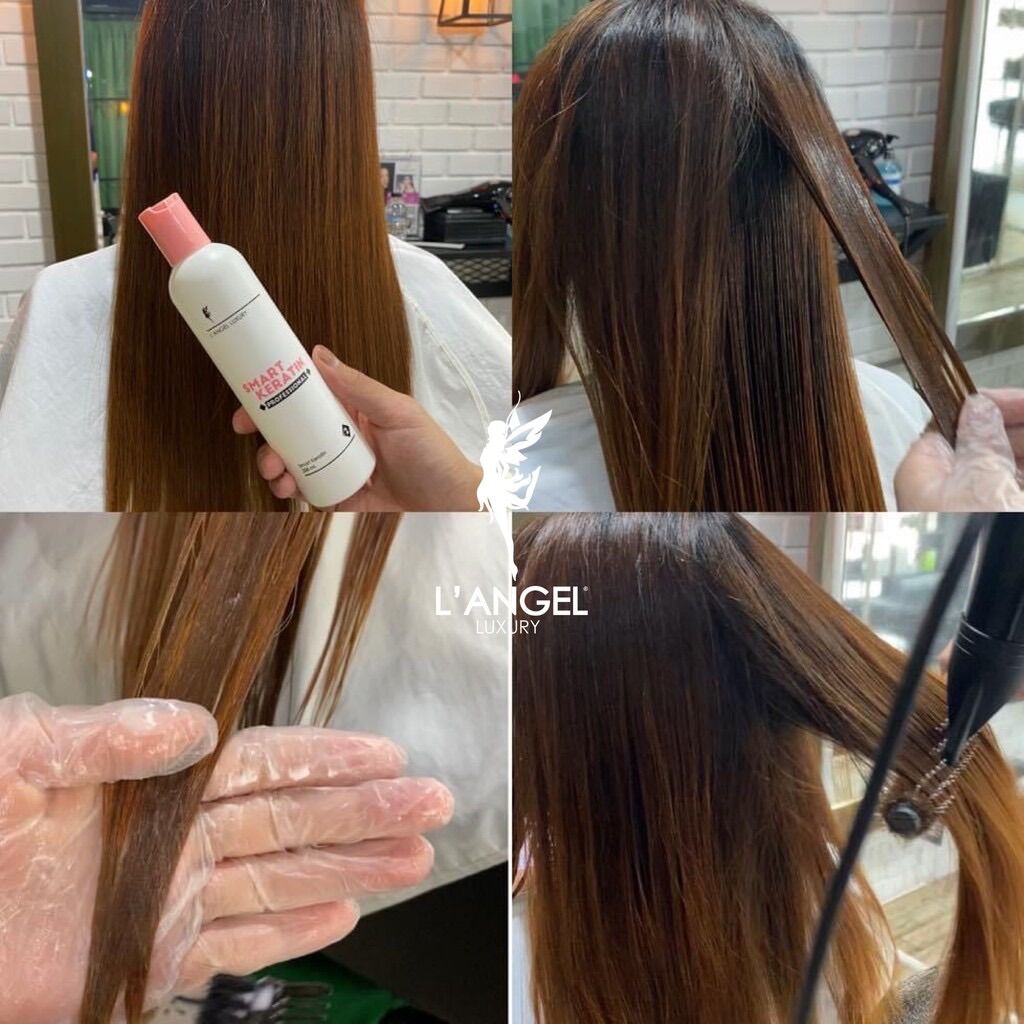 LANGEL SMART KERATIN แอลแองเจล สมาร์ท เคราติน 258 ml.x2 รุ่น ANG-613 ...