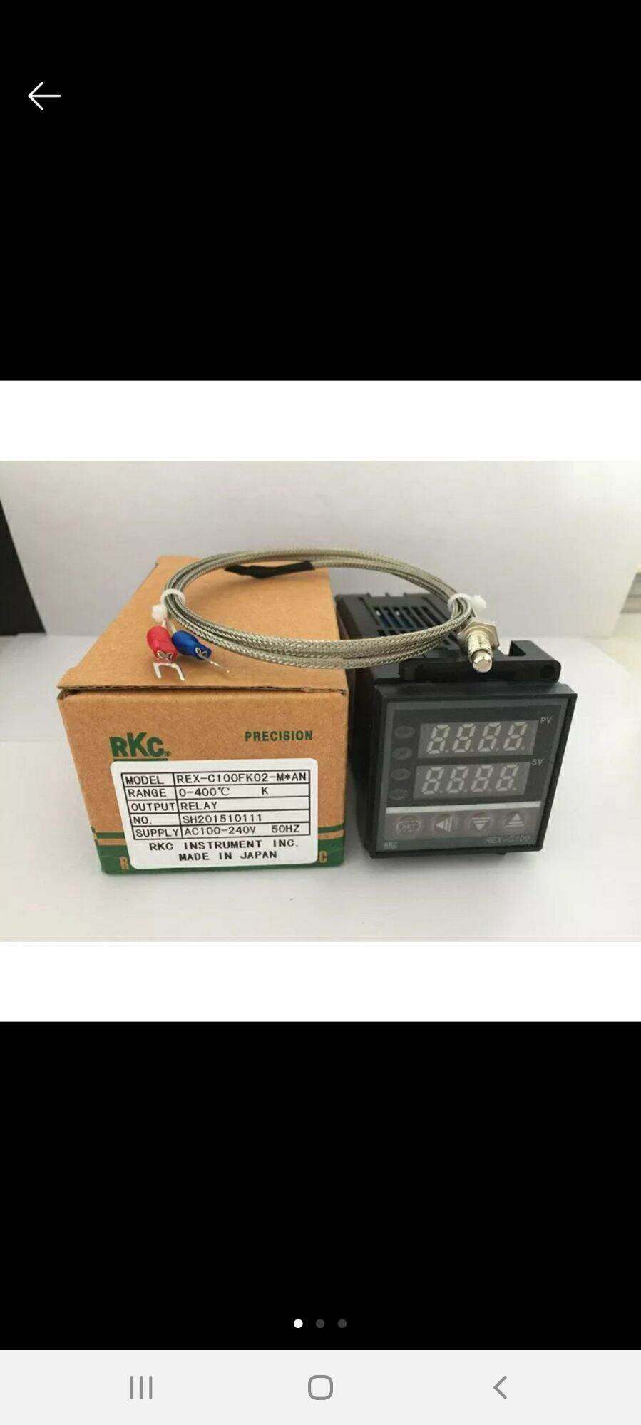 ได้ทั้งชุด Dual Digital RKC PID Temperature Controller REX-C100 K ...