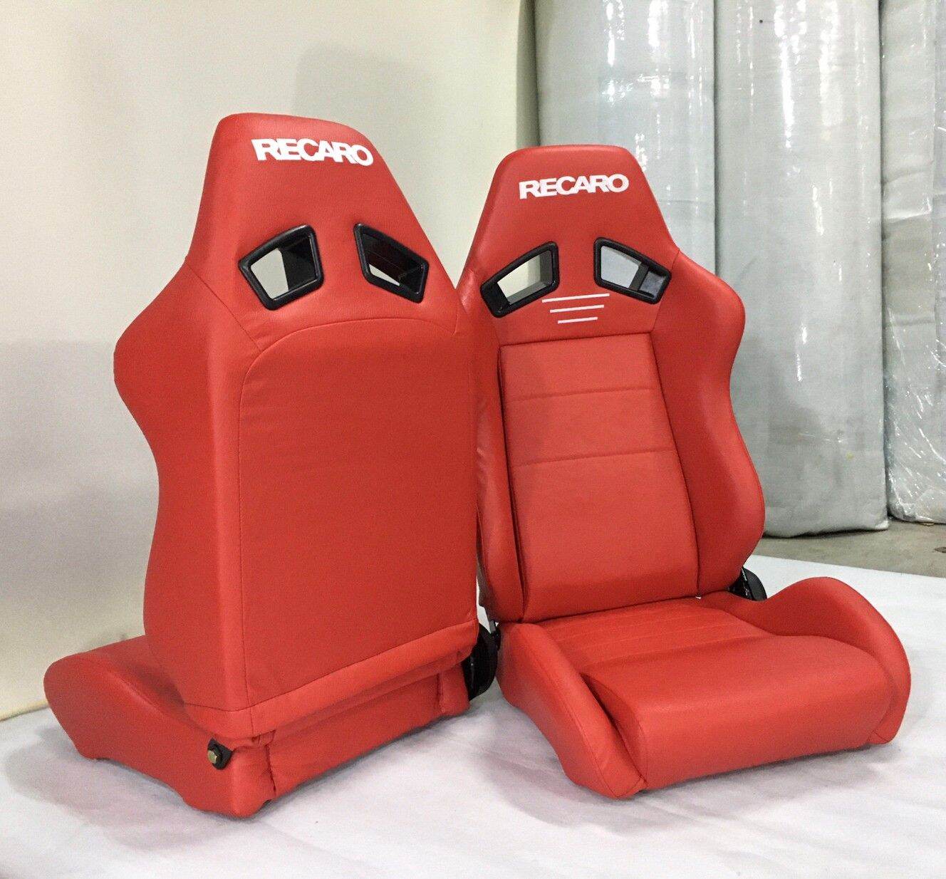 เบาะหนัง Recaro SR7 สีแดง พร้อมรางสไลด์ - ThanathipShop 1611202842 ...