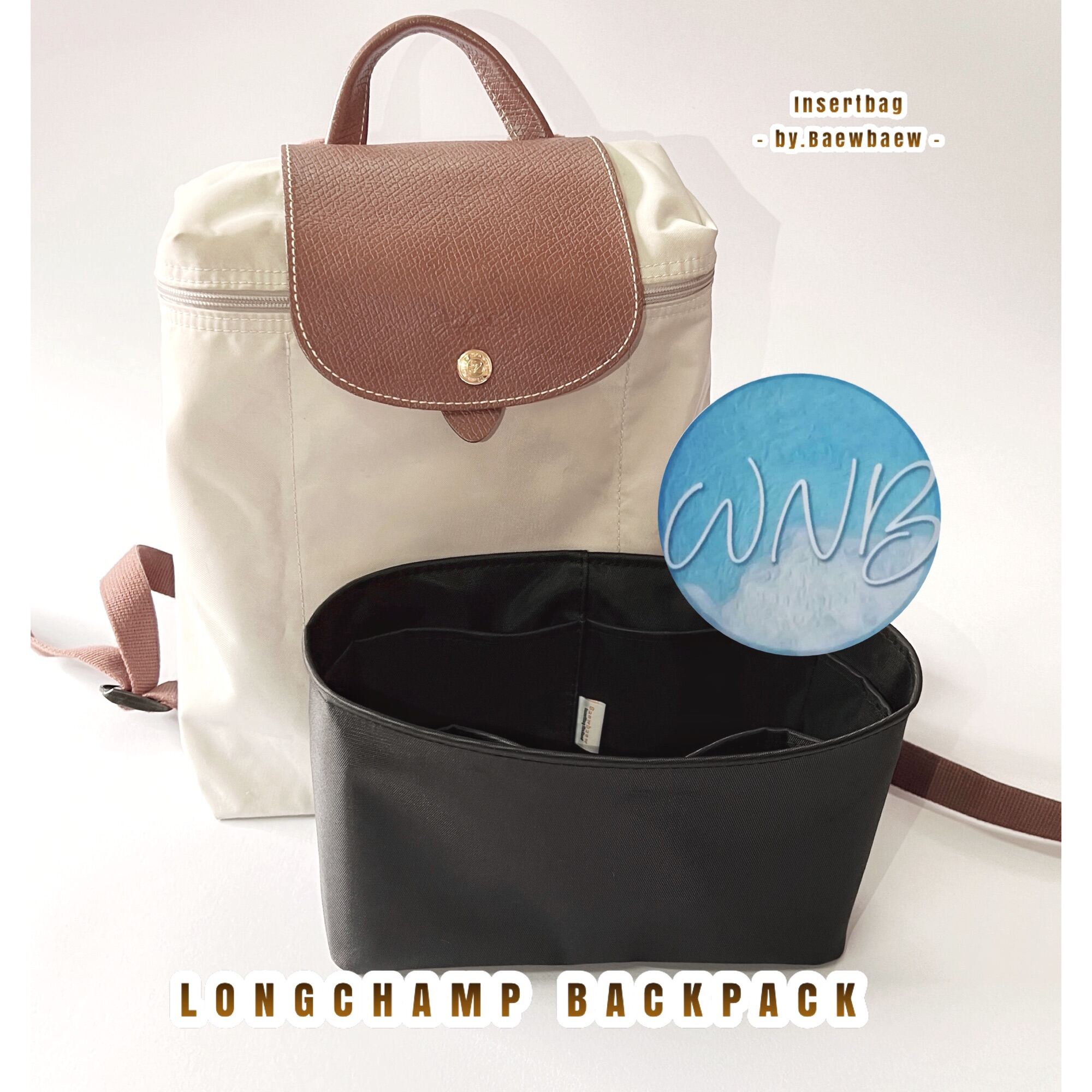 ที่จัดระเบียบกระเป๋า Longchamp backpack เป้ลองชอม ที่จัดทรง ที่ดันทรง ...