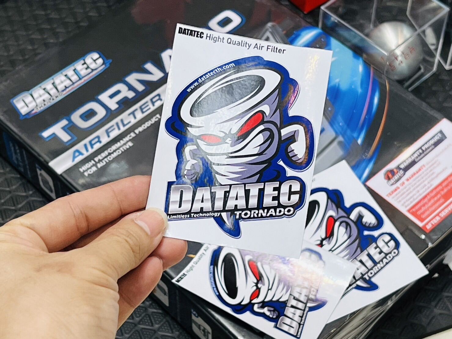สติ้กเกอร์ ติดรถ สติ้กเกอร์แต่ง Datatec แท้ สติ๊กเกอร์แต่งซิ่ง ...