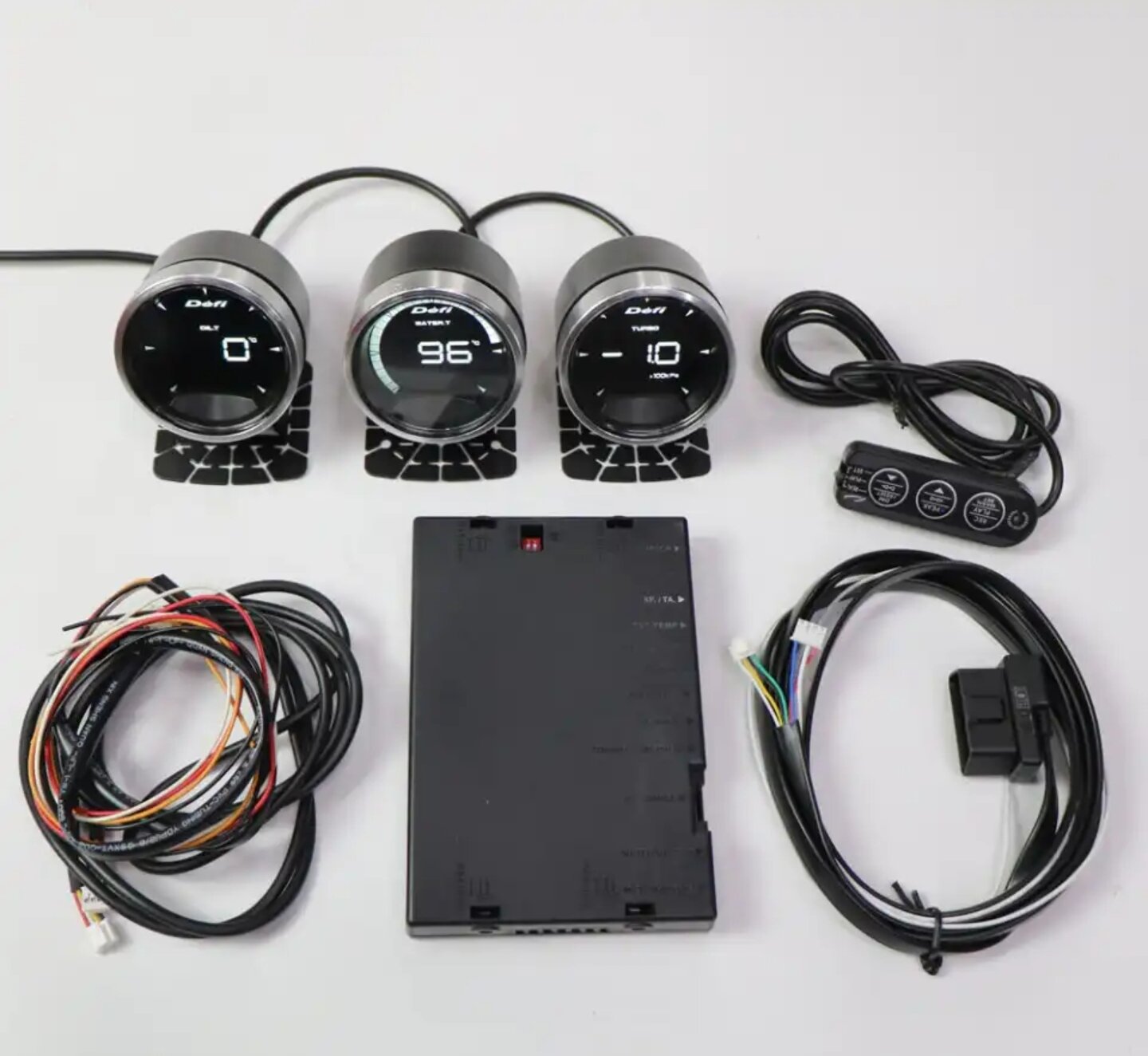 DEFI LCD OBD2 เกจดิจิตอลรุ่นใหม่ ชุด 6 ตัว ติดตั้งง่ายแค่เสียบปลั๊ก ...