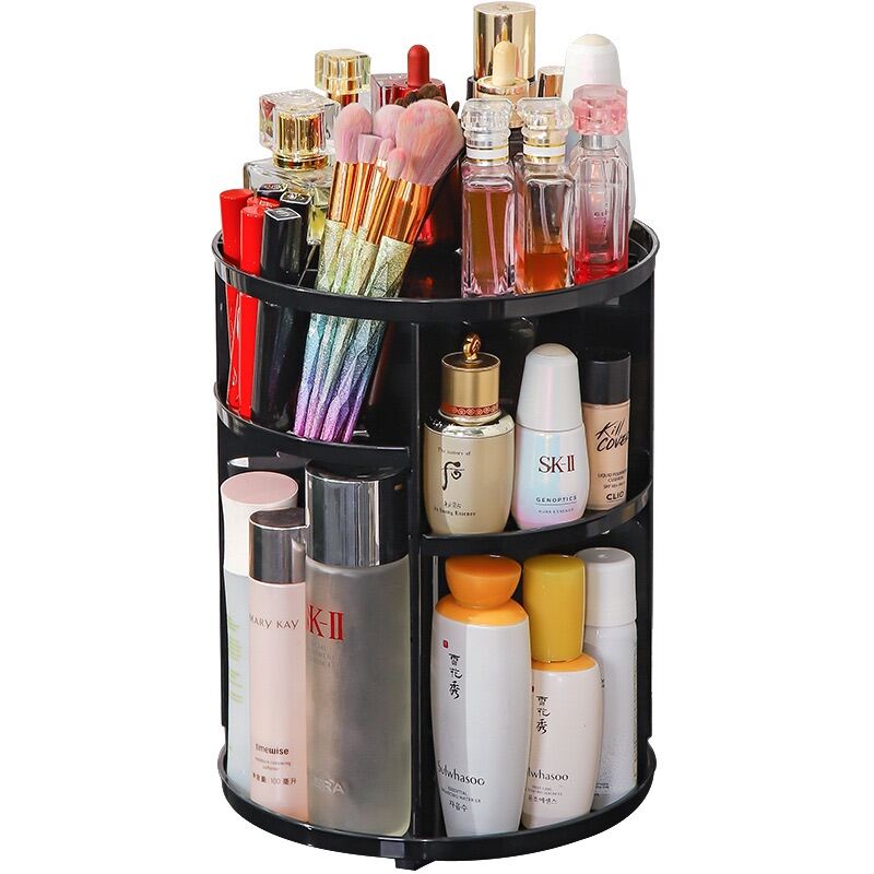 อะคริลิคชั้นวางเครื่องสำอางกล่องวางเครื่องสำอางหมุนได้360(1017) - Elena Rich - ThaiPick