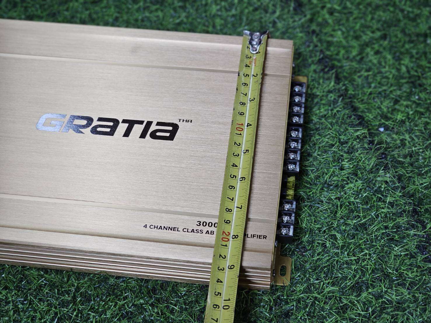 4ch GT-120.4AB 3000w แบรนด์ GRATIA แท้ เพาเวอร์แอมป์ 4แชลแนล ขับกลางแหลม กาเทียร์ 120.4AB - DK ...