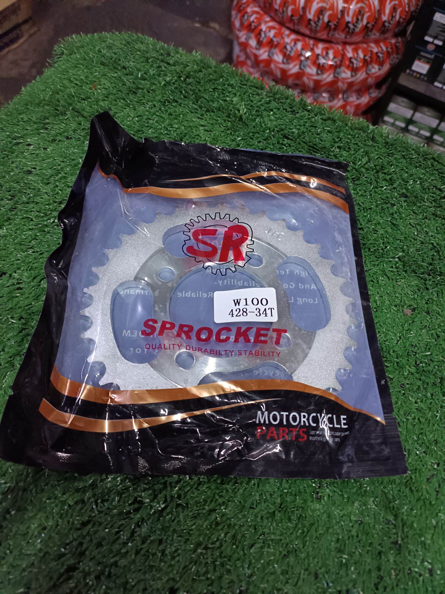 🍁สเตอร์หลัง ️honda wave 100 เก่า ดรีม ขนาด 428-34ฟัน🌟ยี่ห้อ SR | Lazada.co.th