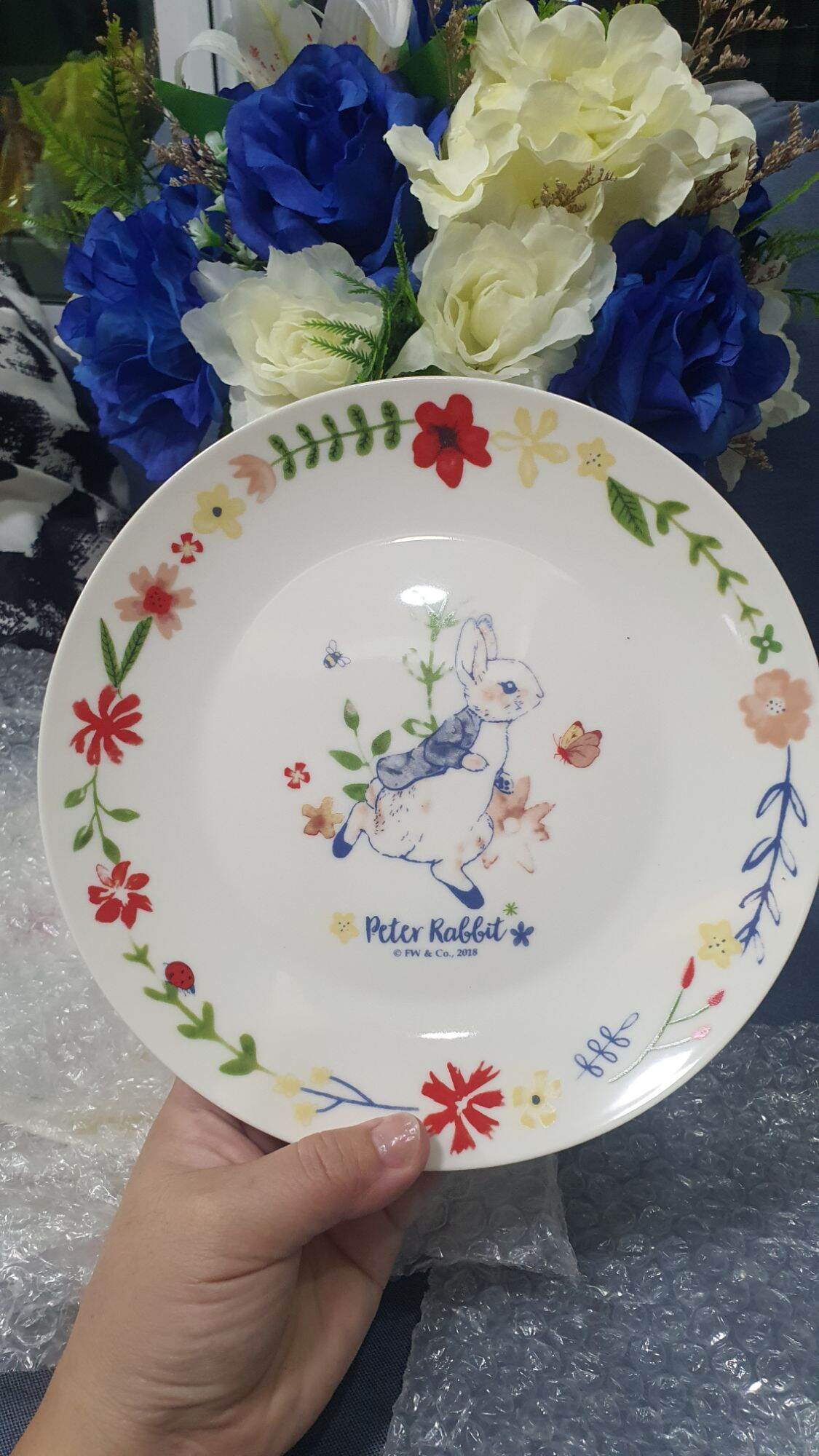 (พร้อมส่ง)จาน Peter Rabbit ขนาด 8" 4 ลายน่ารักมาก | Lazada.co.th