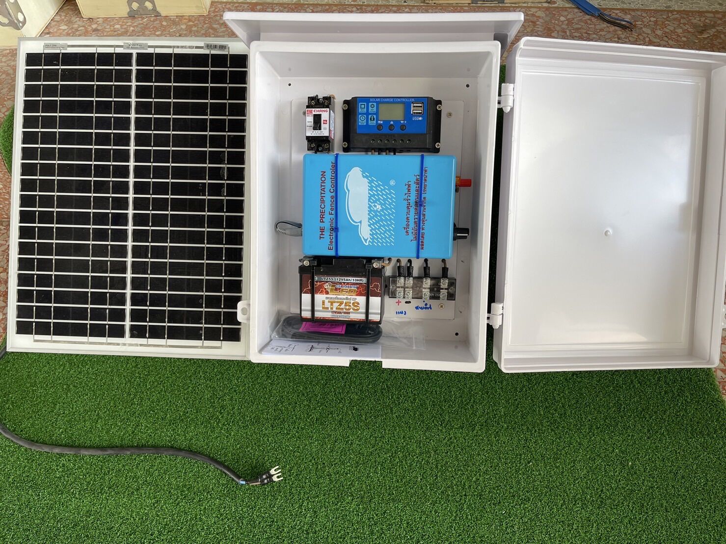 ชุดล้อมวัวโซล่าเซลล์ solar | Lazada.co.th