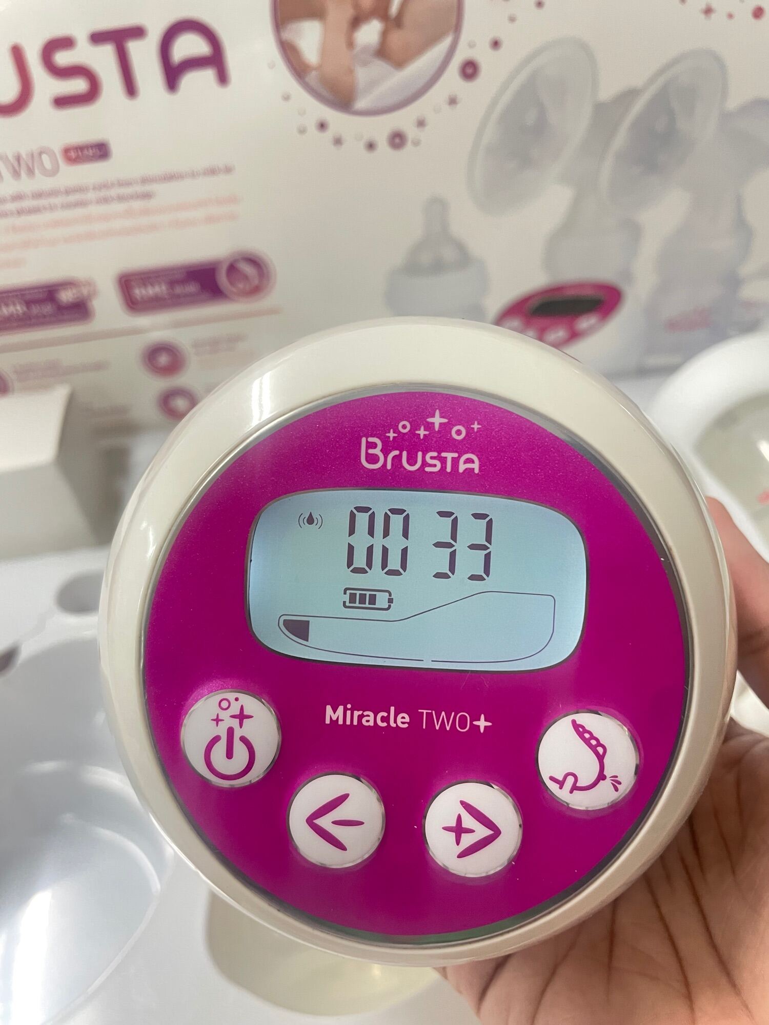 เครื่องปั้มนมมือสอง brusta miracle two plus - ปั้มนมน้องPP - ThaiPick