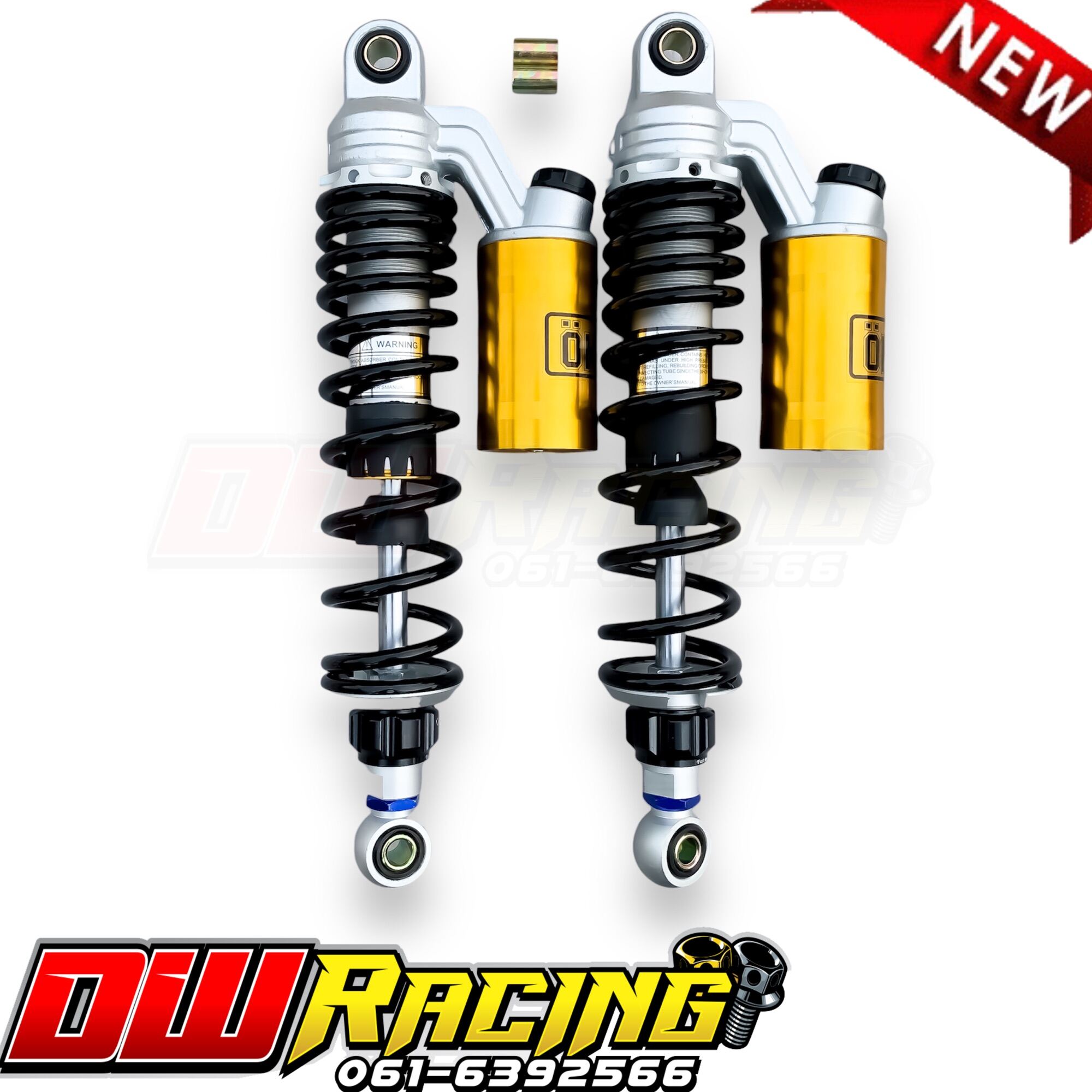 โช๊คเวฟ OHLINS โอลินสีดำ ขนา330มิล งานประกอบแท้งาน50a ปรับระดับความแข็ง ...