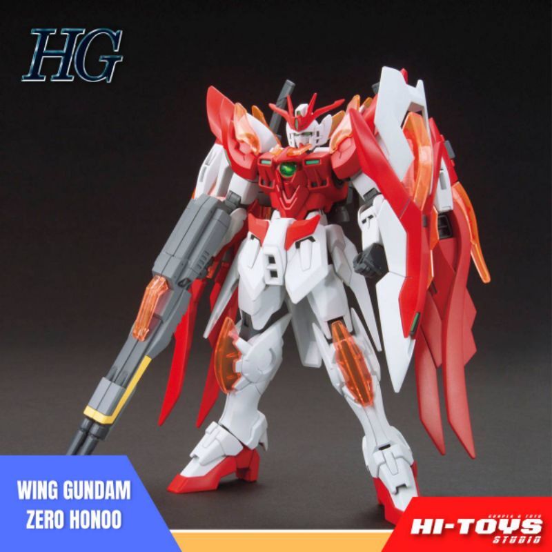 BANDAI GUNPLA HIGH GRADE HG 1/144 WING GUNDAM ZERO HONOO - hitoysstudio ...