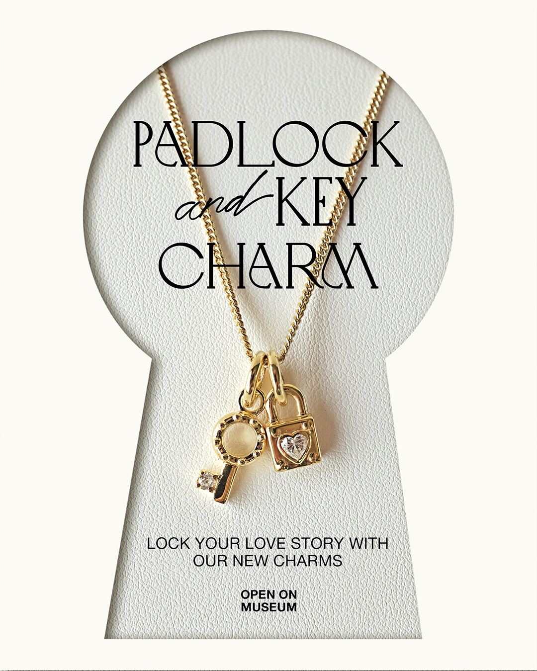 Padlock and Key charms จี้กุญแจ จี้แม่กุญแจ พร้อมสร้อยคอชายหญิง ...