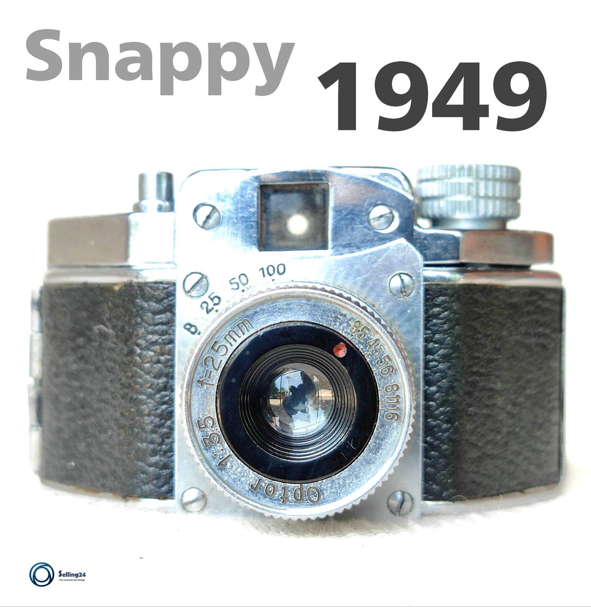 กล้องจิ๋ว ยี่ห้อ Snappy Optor 25mm f3.5(16) MADE IN OCCUPIED Japan Rare ...