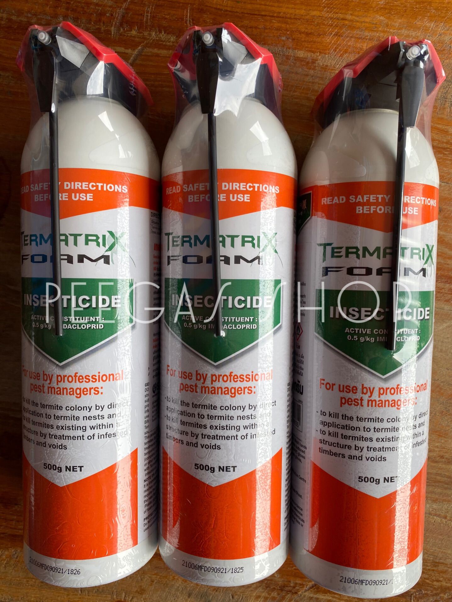 Termatrix Foam (เทอร์แมทริกซ์)โฟมกำจัดปลวก ตายยกรัง ผลิตวันที่ 08072565 - Peegas Shop - ThaiPick