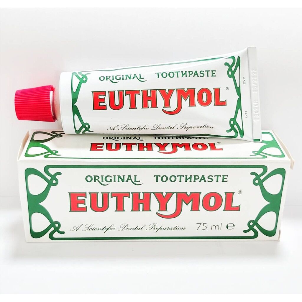 Euthymol Original Toothpaste 75ml. ยาสีฟันสูตรดังเดิมจากอังกฤษ ...