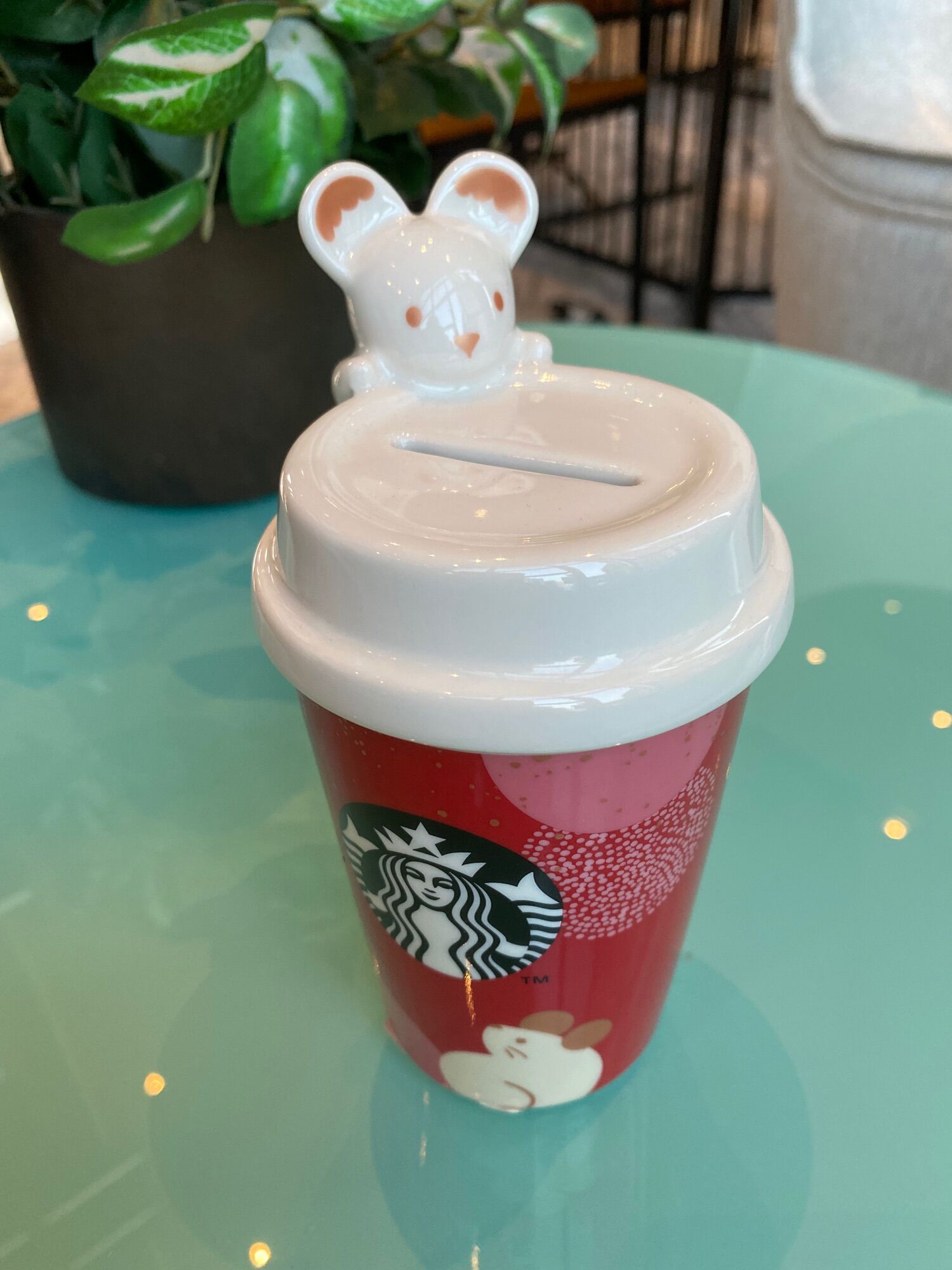 กระปุกออมสิน สตาร์บัคส์ ปีหนู Starbucks Rat Saving Bank | Lazada.co.th