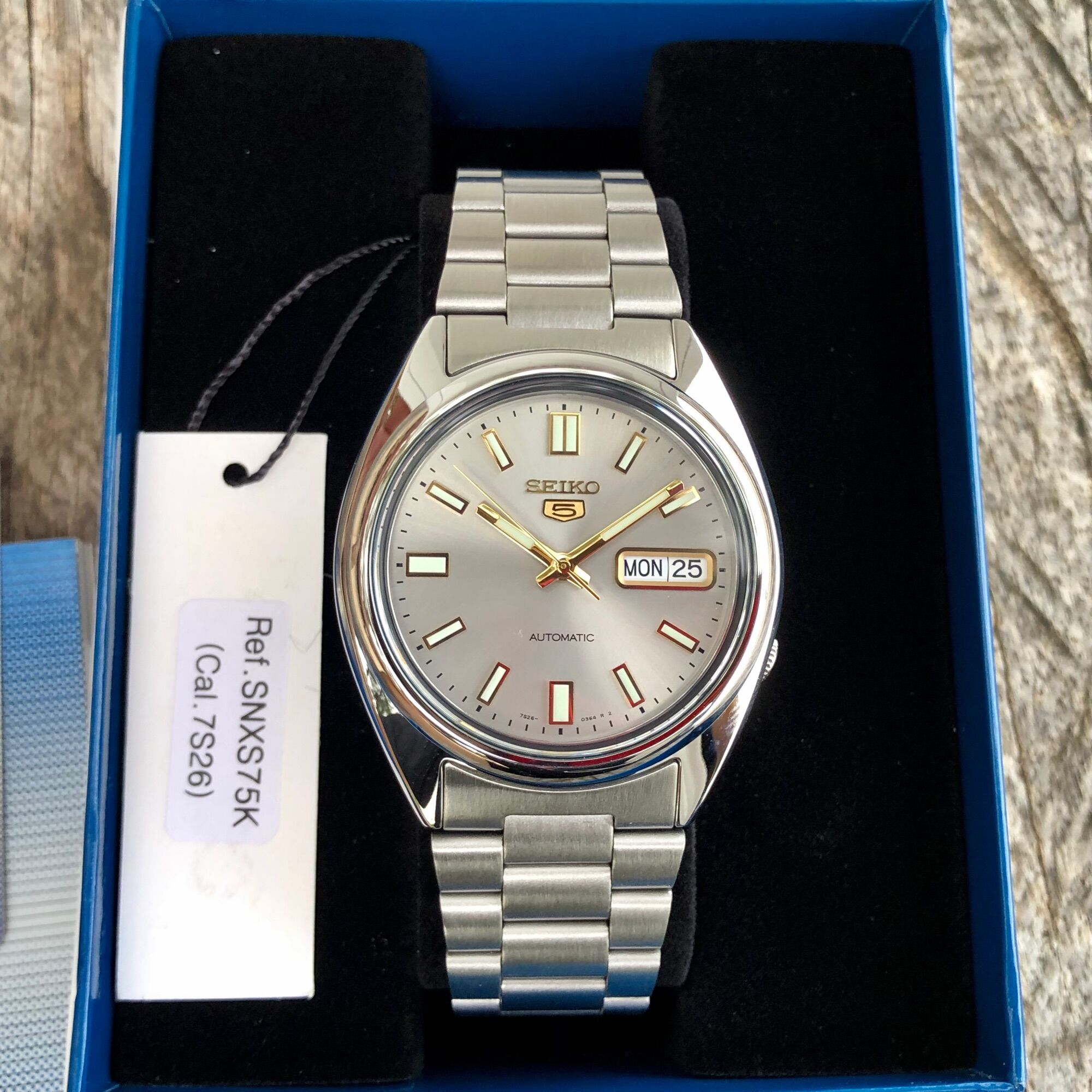 Seiko 5 SNXS73K SNXS75K SNXS77K SNXS79K Grey dial SNXS75, White dial ...