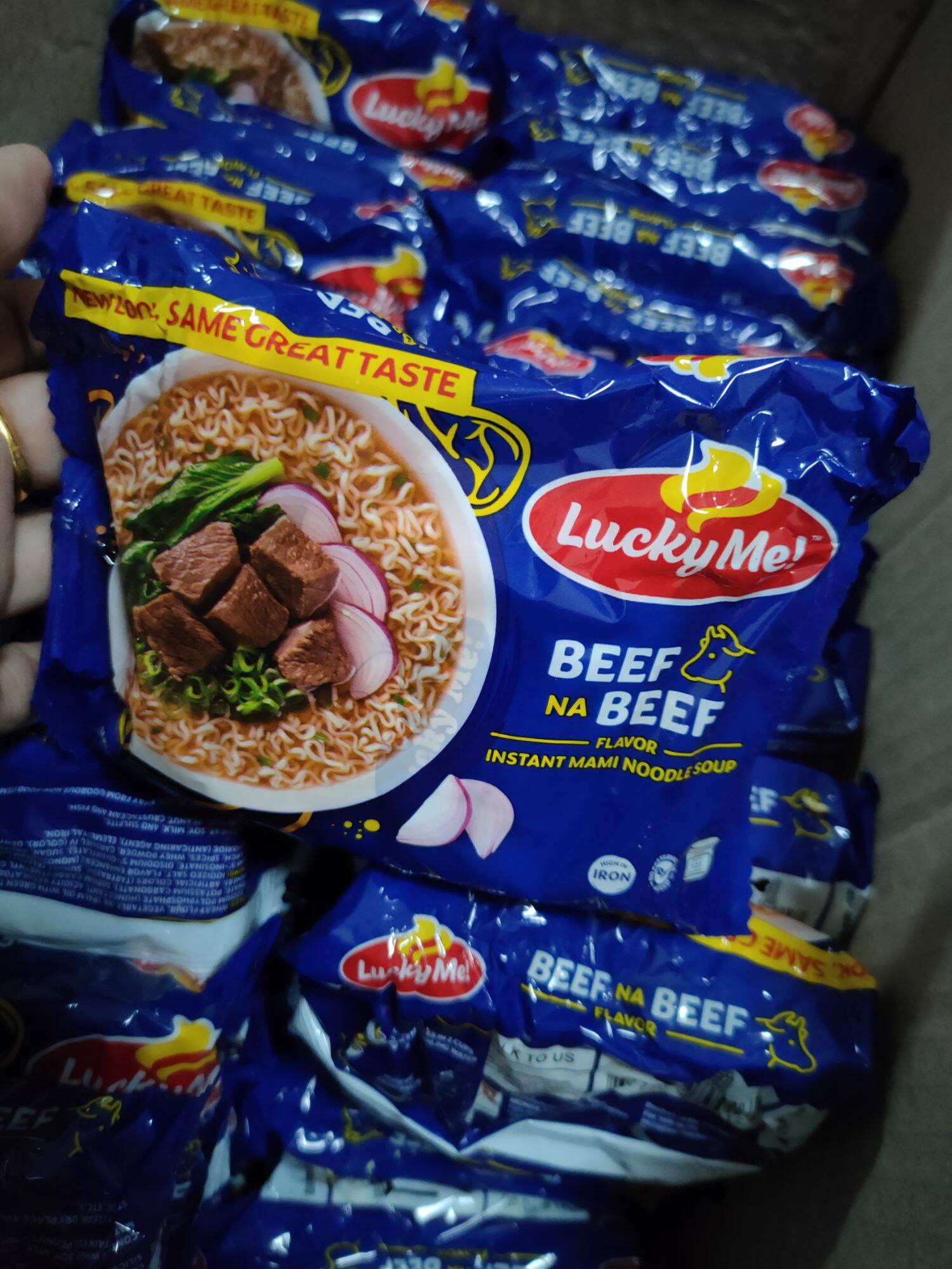 Lucky Me Noodle Beef (New Packaging) Exp20Oct2022 - MixASale