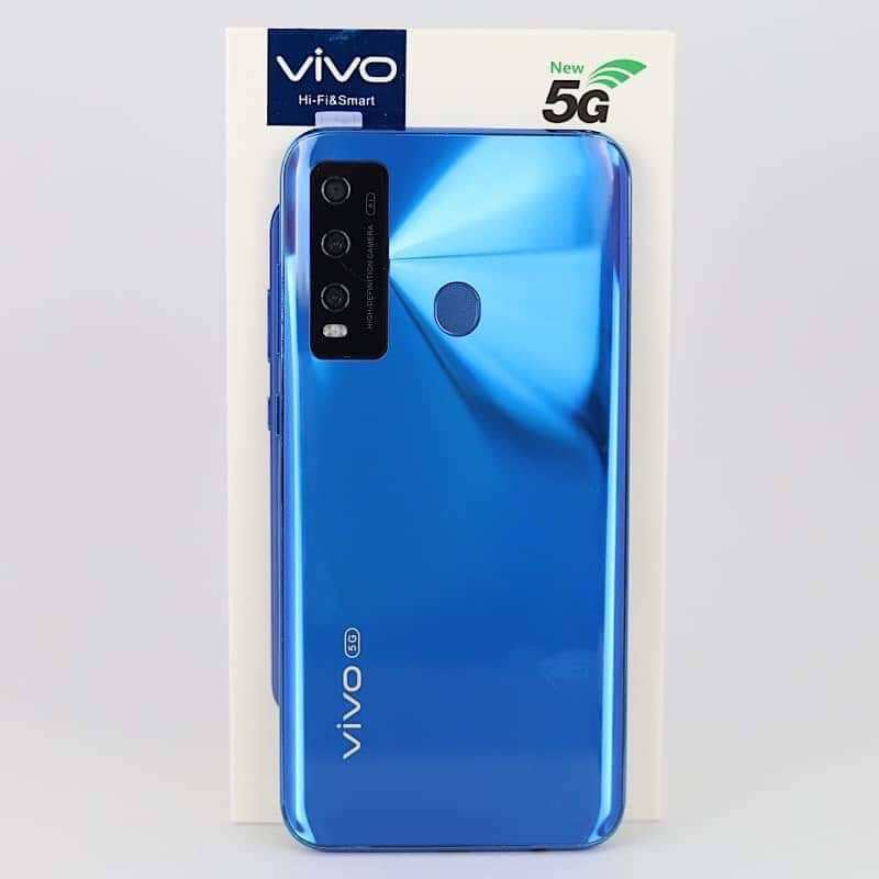 รุ่นใหม่ 2021 โทรศัพท์ vivo Y50 5G มือถือราคาถูก (แรม8+128GB) รับประกัน 1 ปี จอหยดน้ำ 6.4 ...