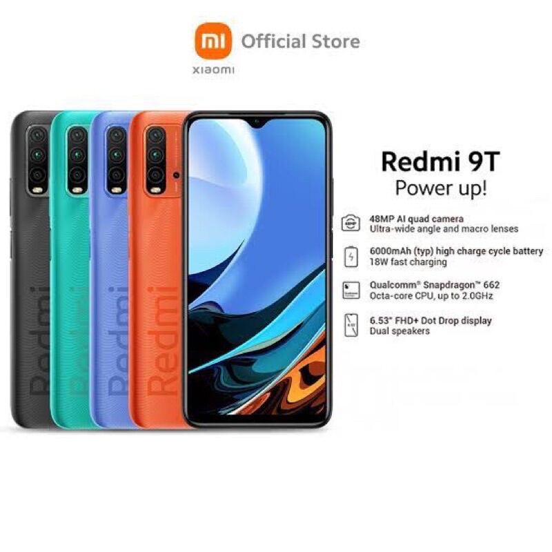Redmi 9T 6/128GB เครื่องใหม่ศูนย์ไทย ประกันศูนย์ - Panmobile.mbk - ThaiPick