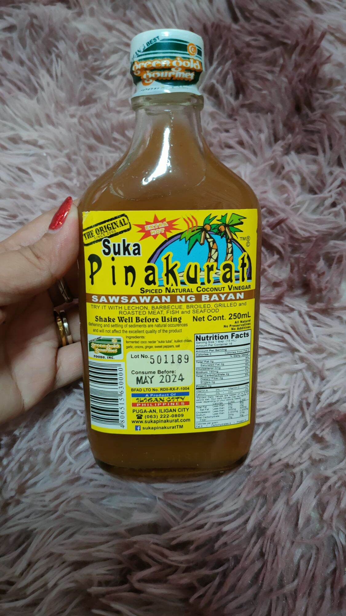 Sukang Pinakurat 250ml | Lazada.co.th