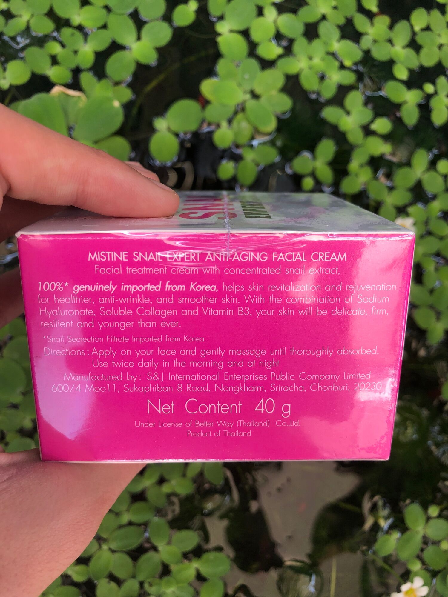 Mistine SNAIL EXPERT Anti-Anging Facial Cream. ครีมบำรุงผิวหน้าด้วยสาร ...