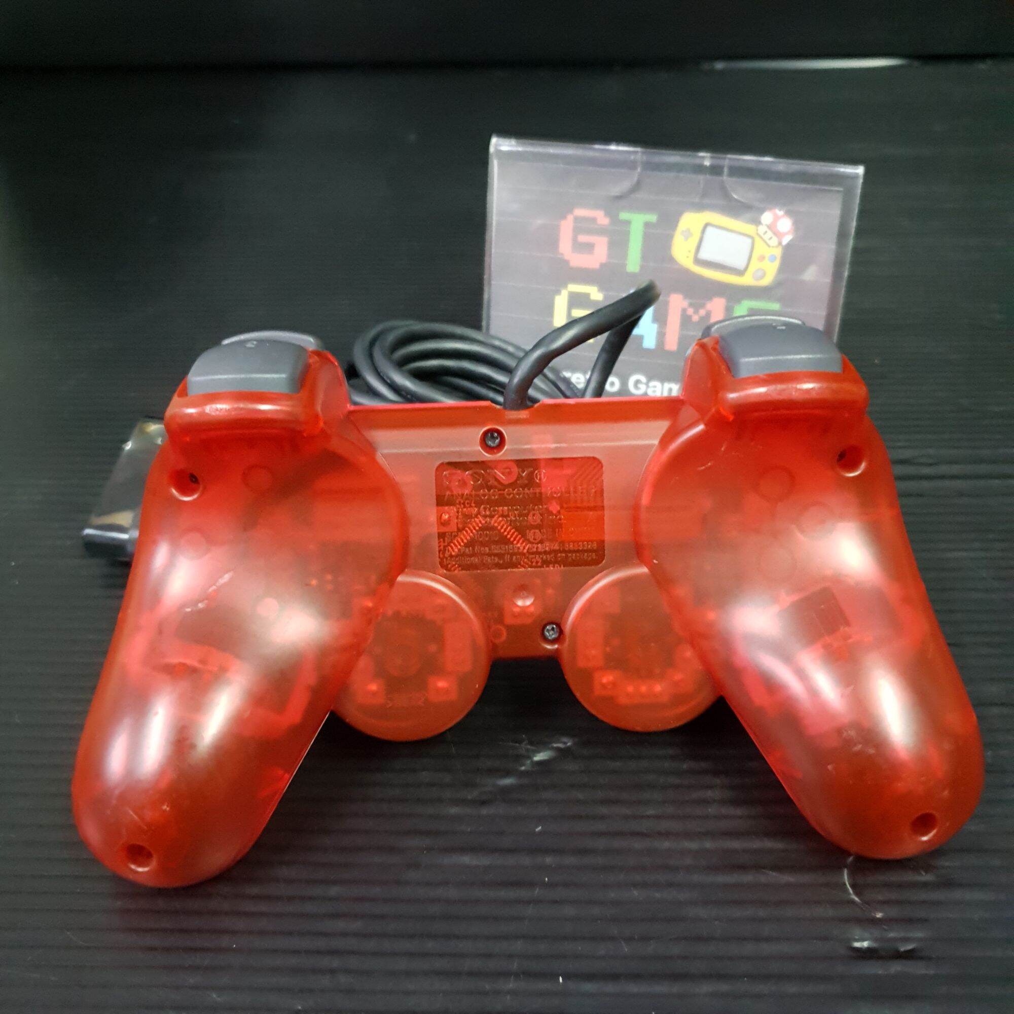 จอบแท้ PS2 Controller Limited ( Clear Red ) - จีทีเกม - ThaiPick