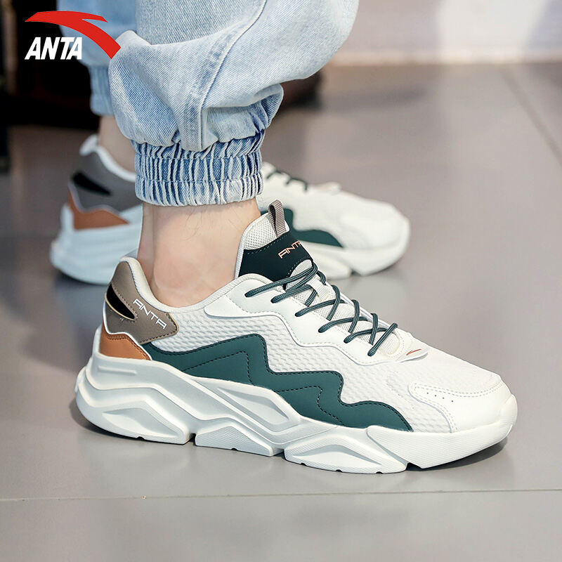 Anta รองเท้าผู้ชายรองเท้ากีฬาตัวพิเศษรองเท้าวิ่ง C37แบบใหม่ฤดูหนาวปี2023รองเท้าคุณพ่อสุภาพบุรุษ ...