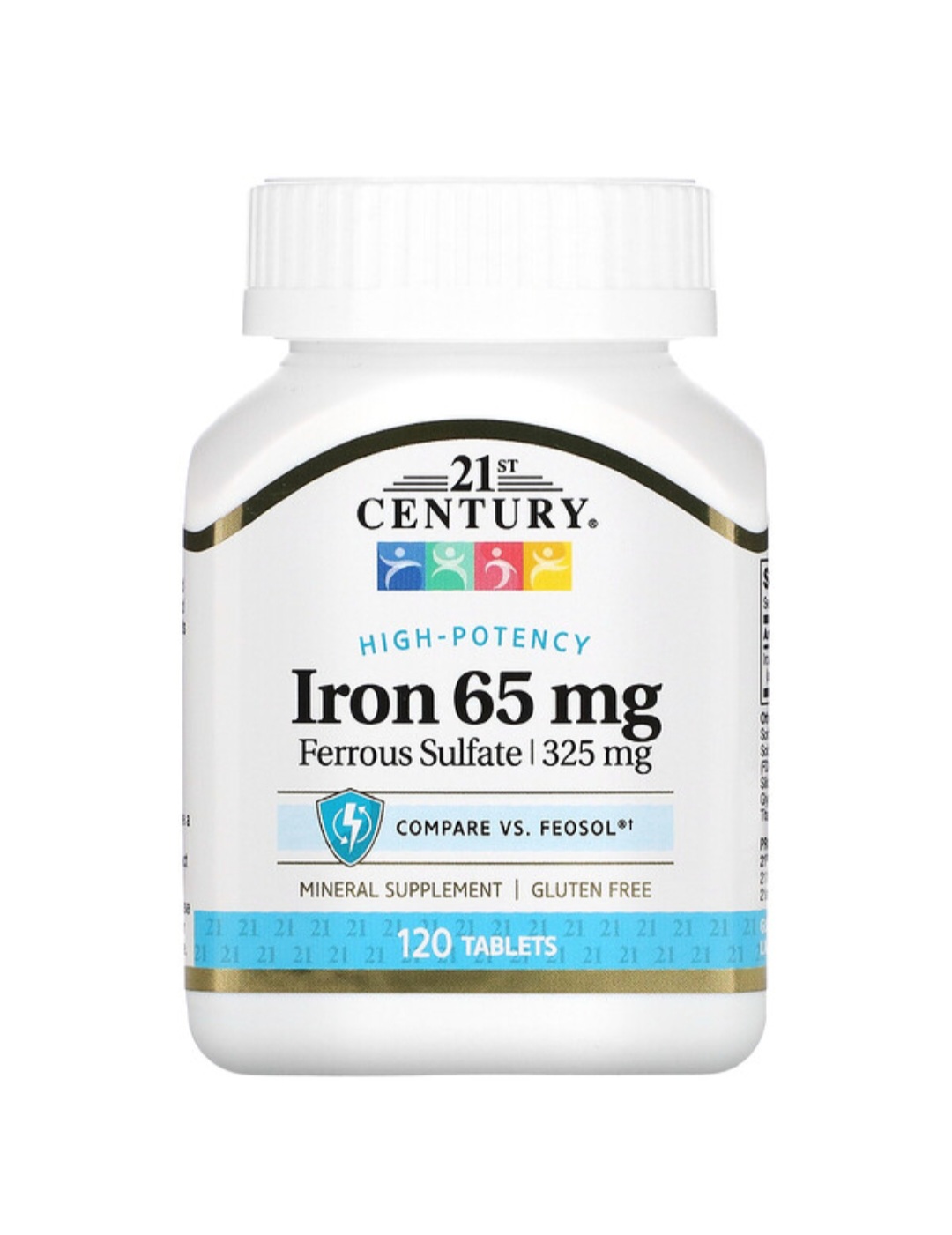 Iron 65mg 120 tablets 21st Century | Lazada.co.th