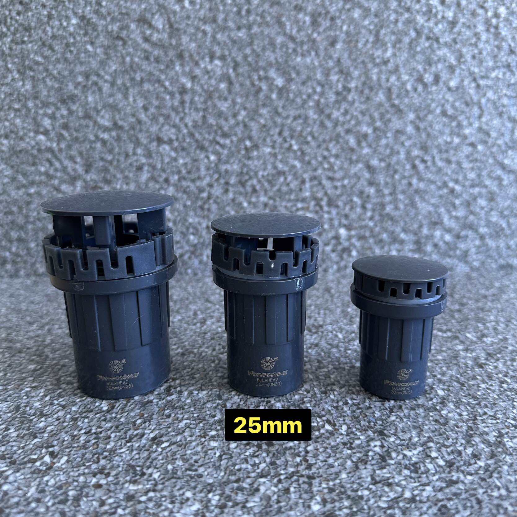 ท่อข้อต่อระบายน้ำ Sanking Force Drain Bulkhead แบบปะกบตู้ 20 - 32 mm ...