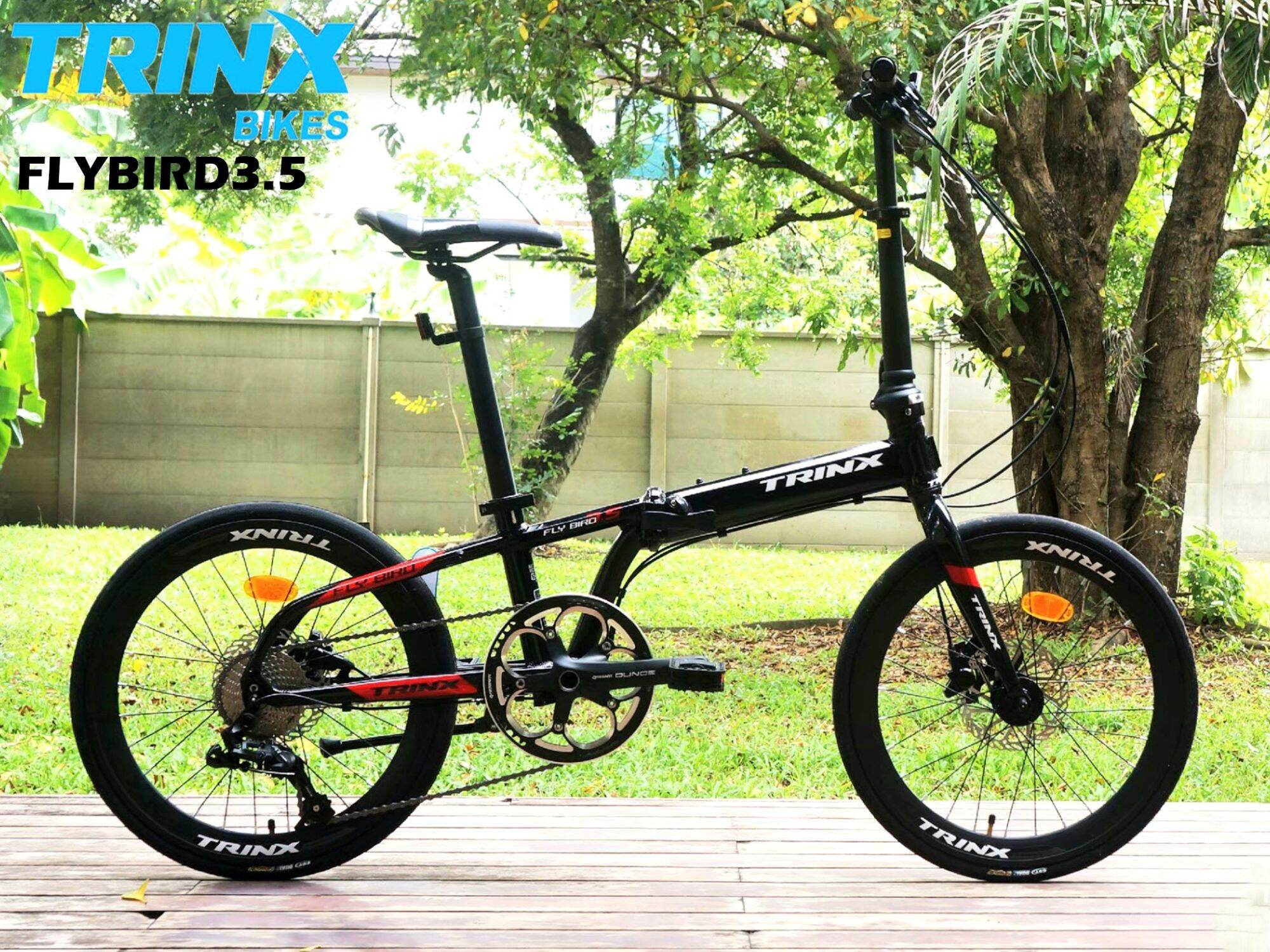 TRINX FLYBIRD 3.5(ส่งฟรี+ผ่อน0%) จักรยานพับได้(พับยึดแม่เหล็ก) ล้อ 20 ...