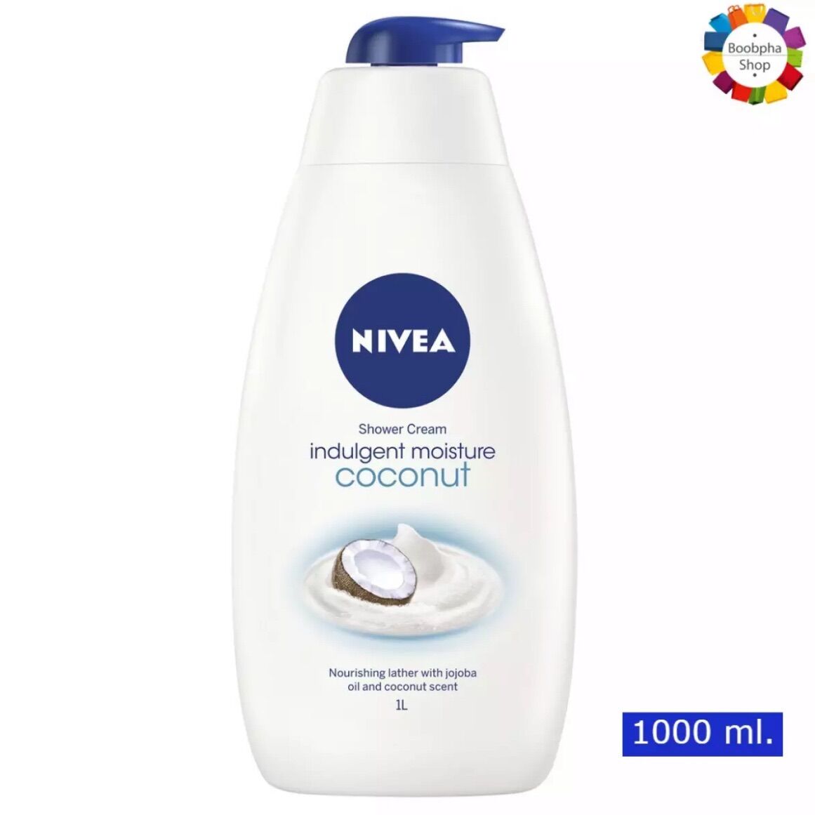 Nivea Shower Cream Rich Moisture Coconut 1000 ml. นีเวีย ชาวเวอร์ ครีม ...