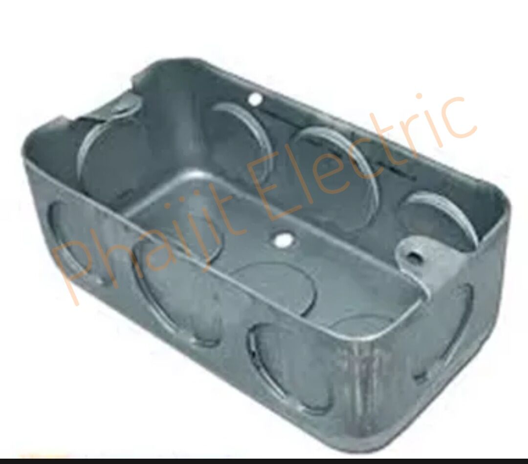 กล่องแฮนดี้บ็อกซ์พร้อมขั้วต่อกราวด์ จุ่มร้อน Haco W111 กล่องแฮนดี้เหล็ก ...