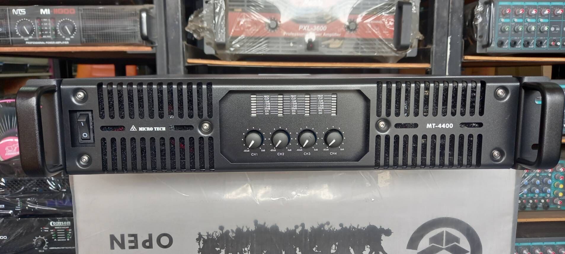 แอมป์ขยาย4CH MICRO TECH MT-4400 คลาสH หม้อแปลง - NYXShop - ThaiPick