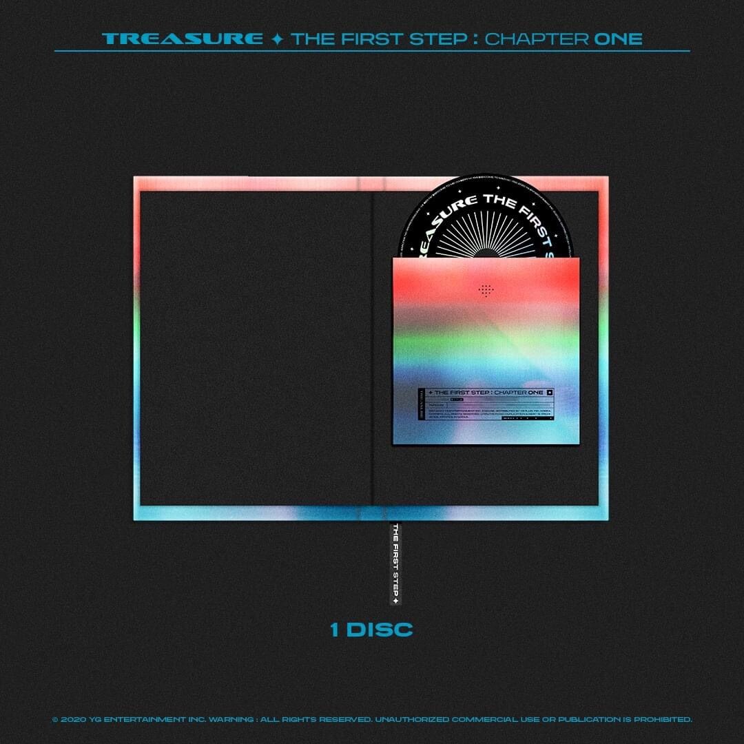 อัลบั้ม TREASURE Single album THE FIRST STEP : CHAPTER ONE (black ver ...