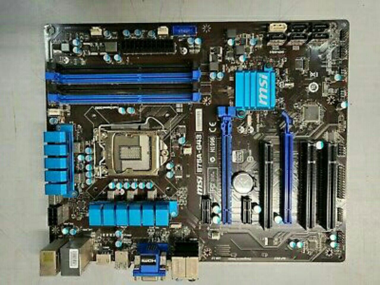 เมนบอร์ด 1155 MSI B75A-G43 (เปิดติด 2วิ แล้วดับ) พร้อมฝาหลัง - Yus.it ...