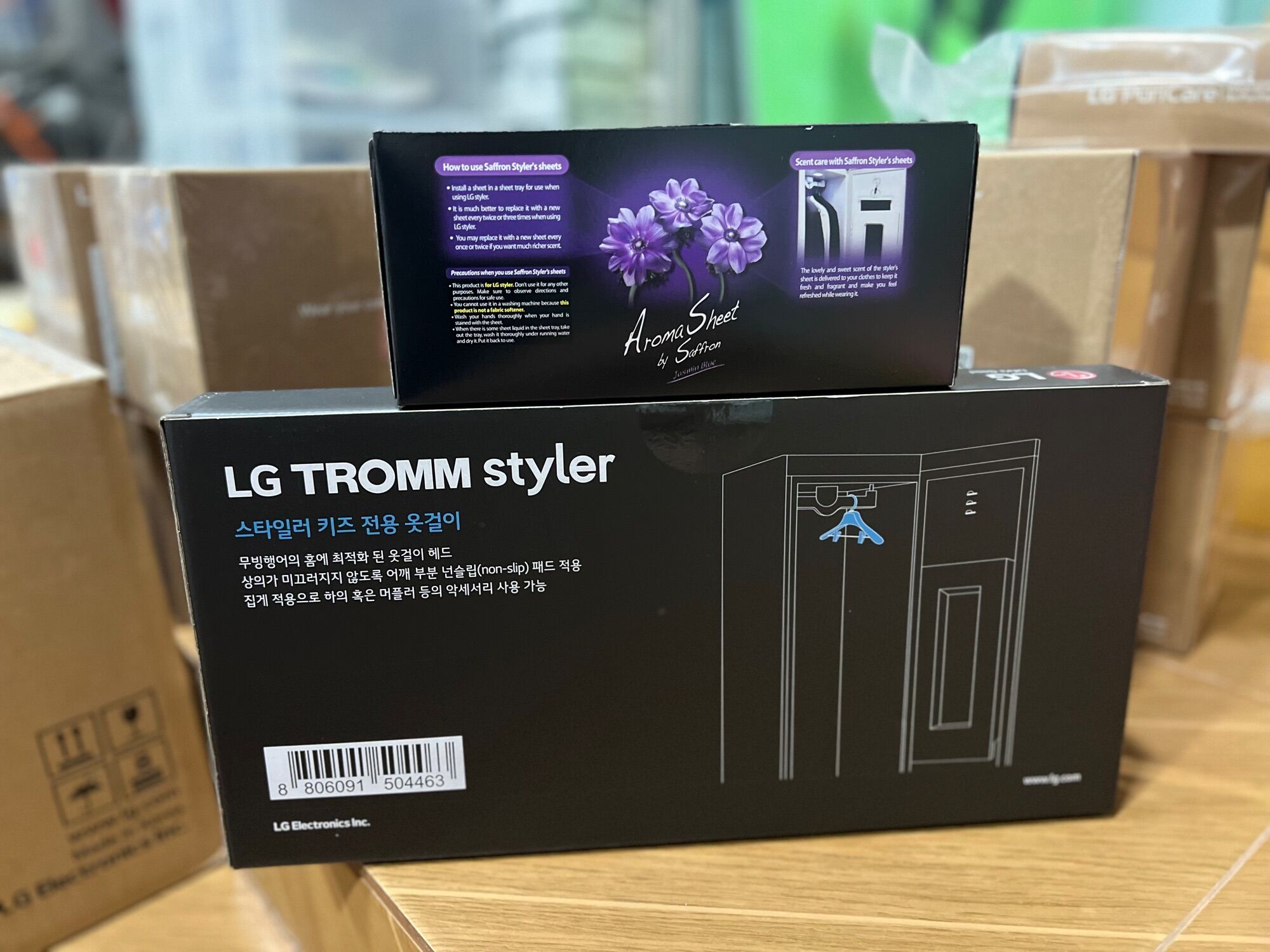 LG TROMM STYLER ไม้แขวน Styler LG แผ่นน้ำหอม Aroma LG ใส่ตู้ Styler ...