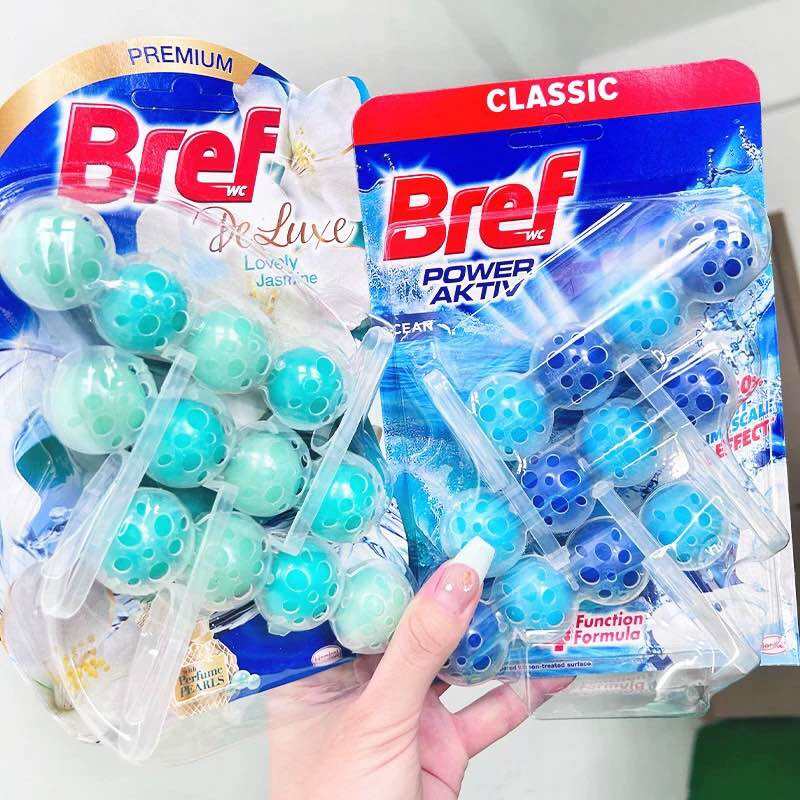 แพ็ค3ชิ้น Bref เบรฟ Classic WC Power toliet cleaner Aktiv cleaner ...